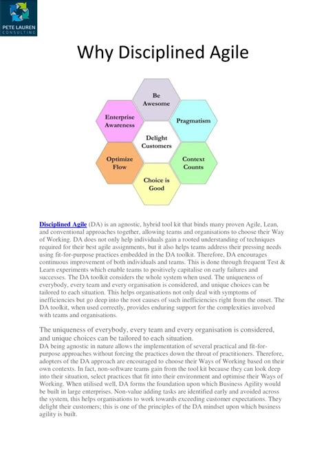 Ppt Why Disciplined Agile Powerpoint Presentation Free Download