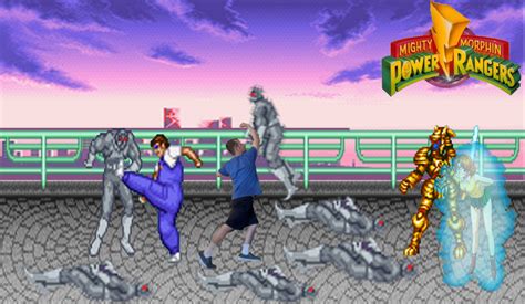 Me And Billy Fighting The Putty Patrollers By Lordrando92 On Deviantart