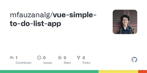 GitHub Mfauzanalg Vue Simple To Do List App