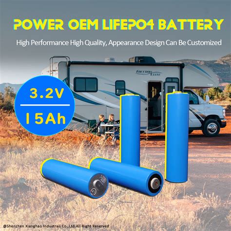 High Power 33140 Cylindrical Lifepo4 Rechargeable Battery 3.2v 15ah Lfp ...