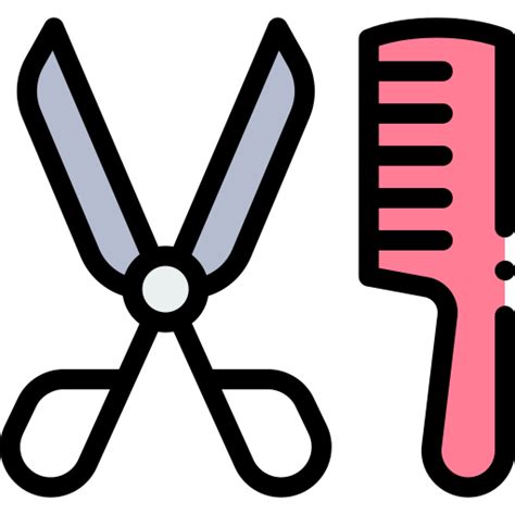 Grooming Detailed Rounded Lineal Color Icon