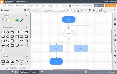 Logiciel Dalgorigramme En Ligne Lucidchart