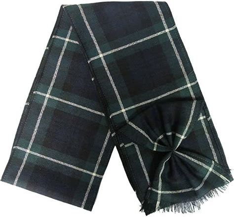Ladies Pure Wool Lamont Tartan Mini Sash With Rosette Made In Scotland
