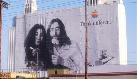 Think Different John Lennon And Yoko Ono For Apple Apple Think