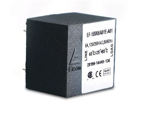 Elcom Emi Filter A Series Pcb Mounting Single Phase At Piece Electromagnetic