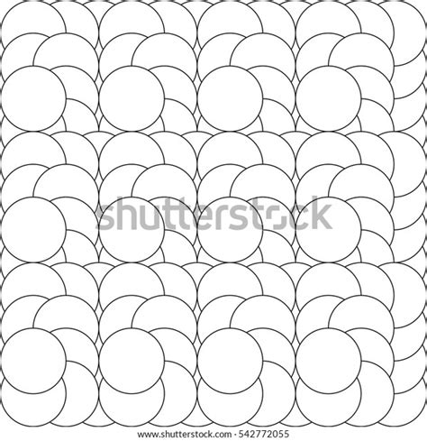 Pattern Circle Vector Illustration Isolated Conception Stock Vector