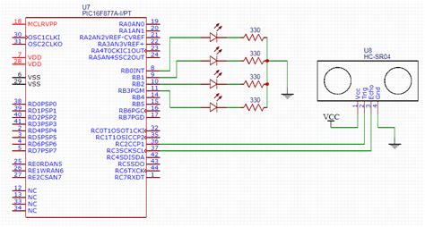 ultrasonic sensor interfacing with pic16f877a simulation how to design