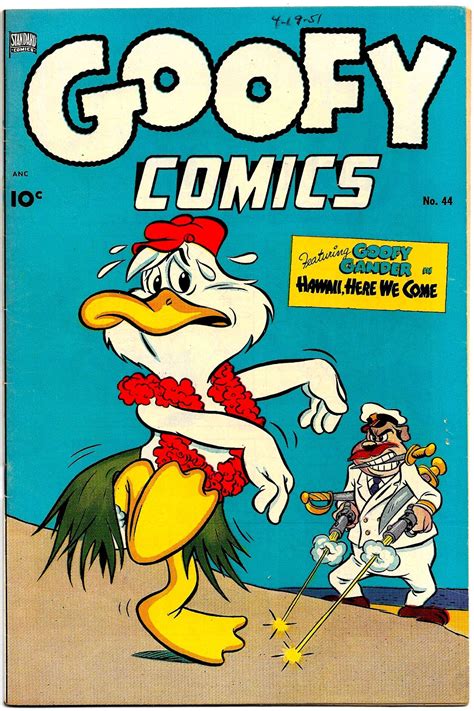 Goofy Comics 44 July1951 80 Vf 36 Pgs Of Silly And Slapstick Funny