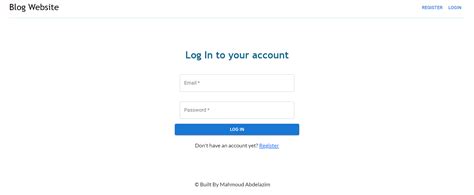 Github Mahmoudabdelazimblog Website A Simple Blog Website Built