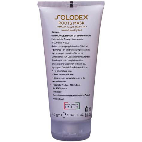 Solodex Roots Mask 150gm Tay Pharmacies