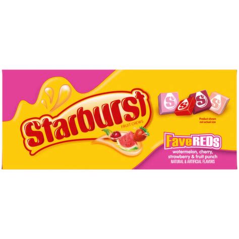 Starburst Starburst Favereds Fruit Chews Candy 207 Ounce 24 Single