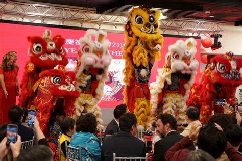 兔年新春晚宴祥獅獻瑞開場