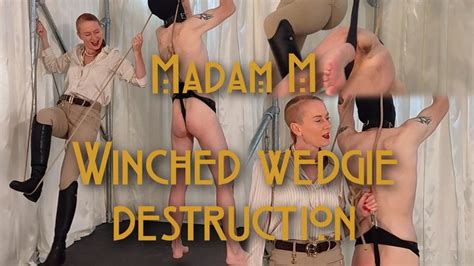 Winched Wedgie Destruction Humiliating Suspended Extreme And