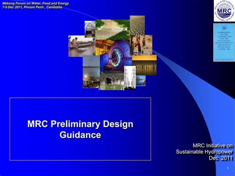 Mrc Preliminary Design Guidance Pptx