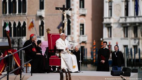 Pope Francis Travels To Venice To Attend Biennale