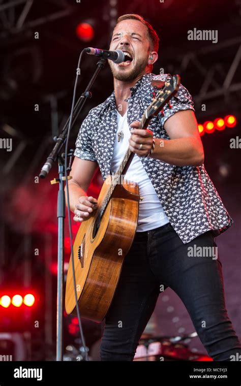 The British Singer And Musician James Morrison Live At The 26th Heitere Open Air In Zofingen
