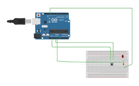 Circuit Design Reset Button Tinkercad