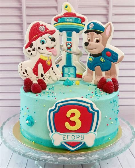 Детский тортик 🎂 с щенячим патрулем Pawpatrolcake для моего младшего