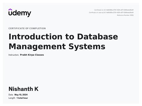 Nishanth K On Linkedin Database Dbms
