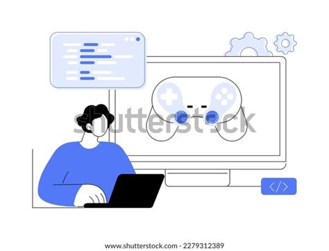 Computer Games Development Abstract Concept Vector Stock Vector Royalty Free 2279312389
