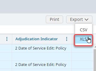 Exporting Data From The Results Grid
