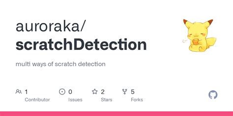 Github Aurorakascratchdetection Multi Ways Of Scratch Detection