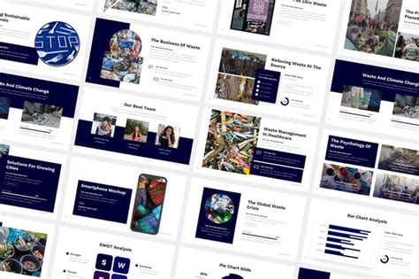 Презентация Keynote по отходам Шаблоны презентаций Включая отходы и переработка отходов Envato