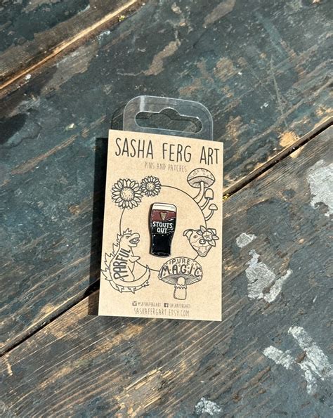 Stouts Out Pin Sasha Ferg Art Born And Bred