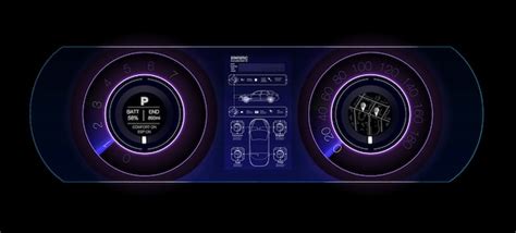 미래의 사용자 인터페이스 Hud Ui 프리미엄 벡터
