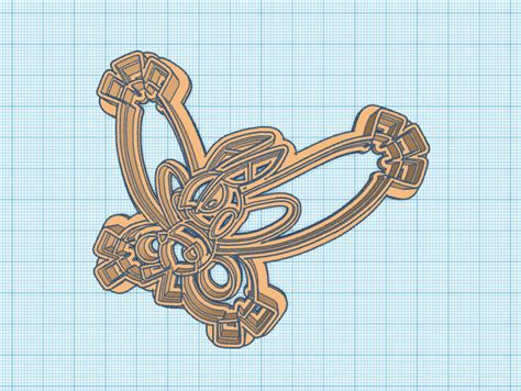 Stl File Pokemon Mothim Cookie Cutters・3d Printing Model To Download・cults