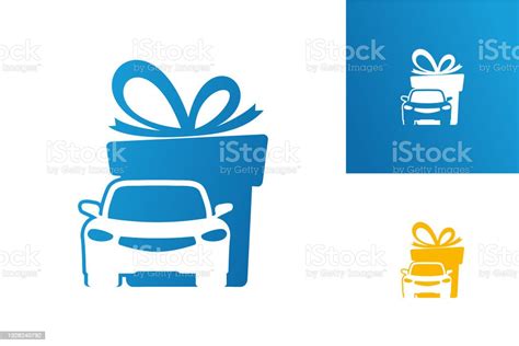 자동차 선물 로고 템플릿 디자인 벡터 엠블럼 디자인 개념 창조적 인 기호 아이콘 로고에 대한 스톡 벡터 아트 및 기타 이미지 로고 나비매듭 아이콘 Istock