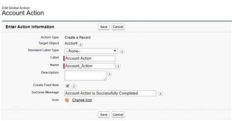How To Create A Global Quick Actions In Salesforce