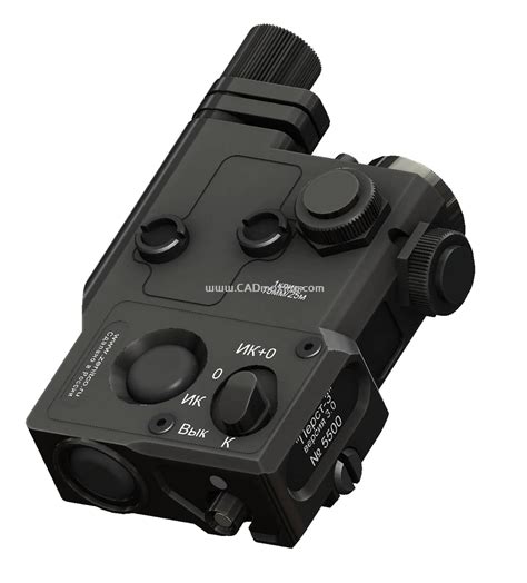 军事武器珀斯特激光红外线瞄准镜瞄准器三维模型 Cad模型网海量3d模型图纸免费下载。