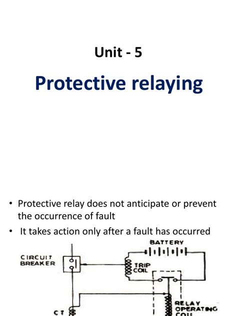 Unit 5 Protective Relaying Pdf Relay Insulator Electricity