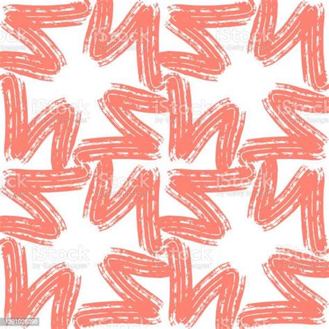 섬유 및 포장 디자인을위한 추상적 인 이음새가 없는 패턴 그런 지 지저분한 거친 스크래치 핑크 벡터 일러스트 레이 션 거친에 대한 스톡 벡터 아트 및 기타 이미지 Istock