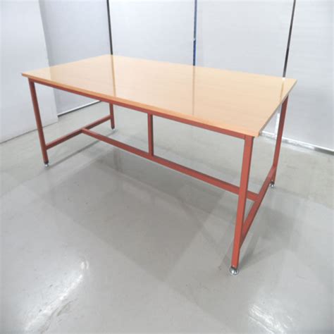 2400mm 대형작업대 제작중량 철재조절발 대원가구