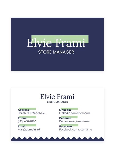 Free Business Cards Corporate Business Card Docs Templates Card Templates Google Docs