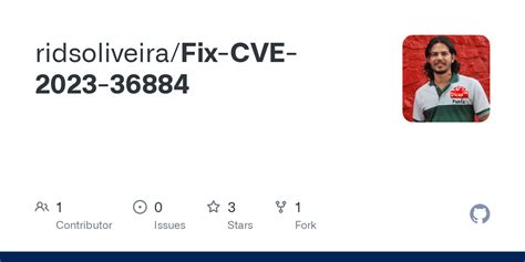github ridsoliveira fix cve 2023 36884