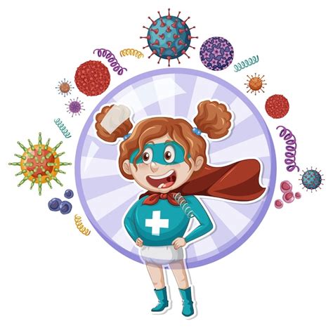 Immune System Cartoon Animation Immune Response And Homeostasis