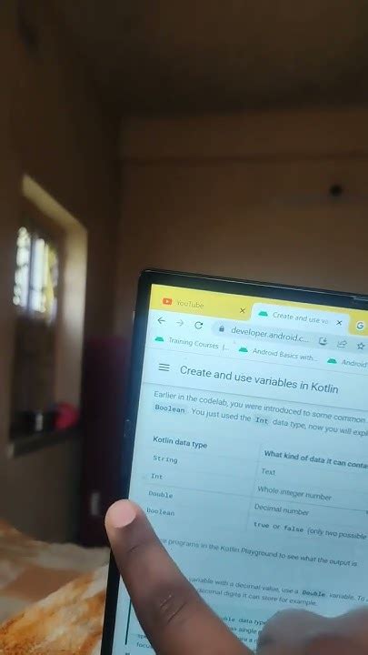 Kotlin Variables Data Types Operator Androidbasics Youtube