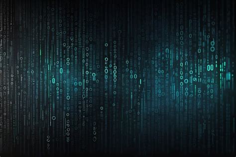 premium photo abstract binary code patterns background