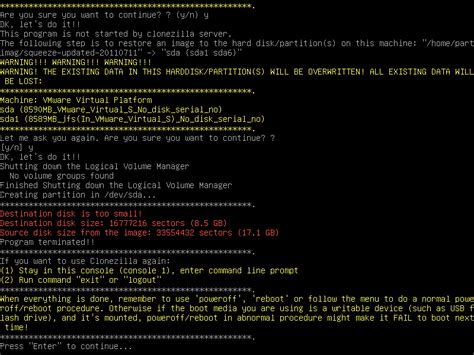 Clonezilla Advanced Parameters For Restoring Mode Homeg Wiki