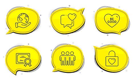 좋은 마음과 웨딩 사물함 아이콘 세트 우정 기호입니다 연인 사랑 채팅 발렌타인 데이를 사랑합니다 벡터 결혼식에 대한 스톡 벡터