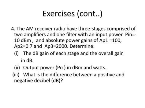 Ppt Gain Attenuation Decibels Powerpoint Presentation Free