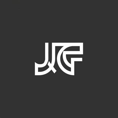 Logo Design For Jgf Elegant Leaf Emblem On A Clear Background Ai Logo