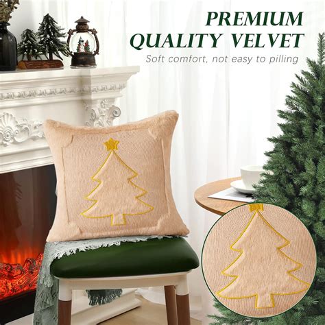Christmas Throw Pillow Covers 18x18 Christmas Tree Pillow Covers