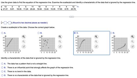 Solved Use The Given Data To Find The Equation Of The