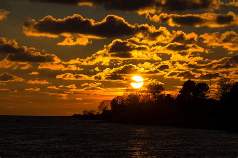 Papel De Parede Luz Solar Pôr Do Sol Mar Reflexão Céu Nascer Do