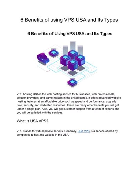 Ppt 6 Benefits Of Using Vps Usa And Its Types Powerpoint Presentation Id 11442136