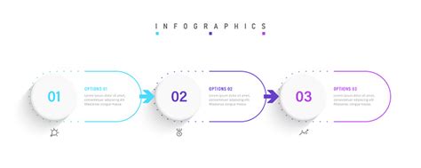 벡터 인포 그래픽 레이블 디자인 서식 파일과 아이콘과 3 옵션 또는 단계 프로세스 다이어그램 프리젠 테이션 워크 플로우 레이아웃